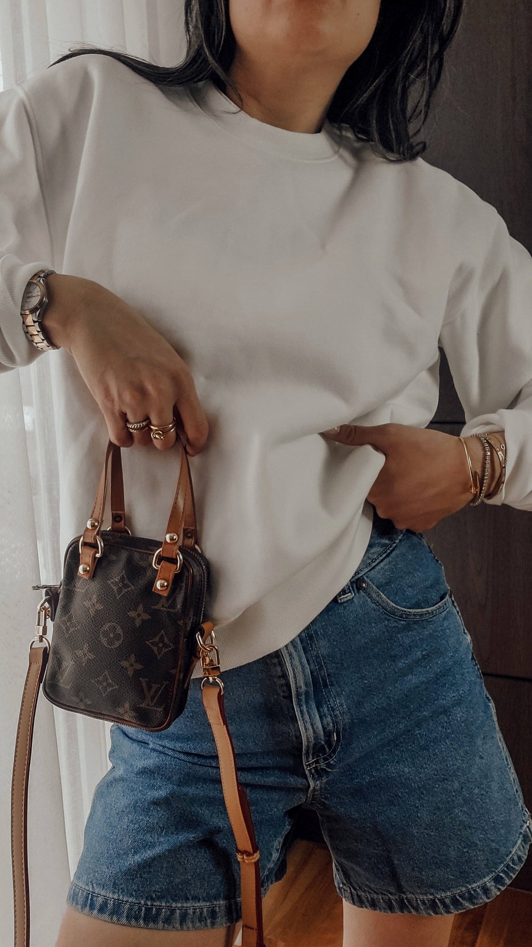 Authentic Vintage Louis Vuitton Upcycle Small Purse with Straps ...