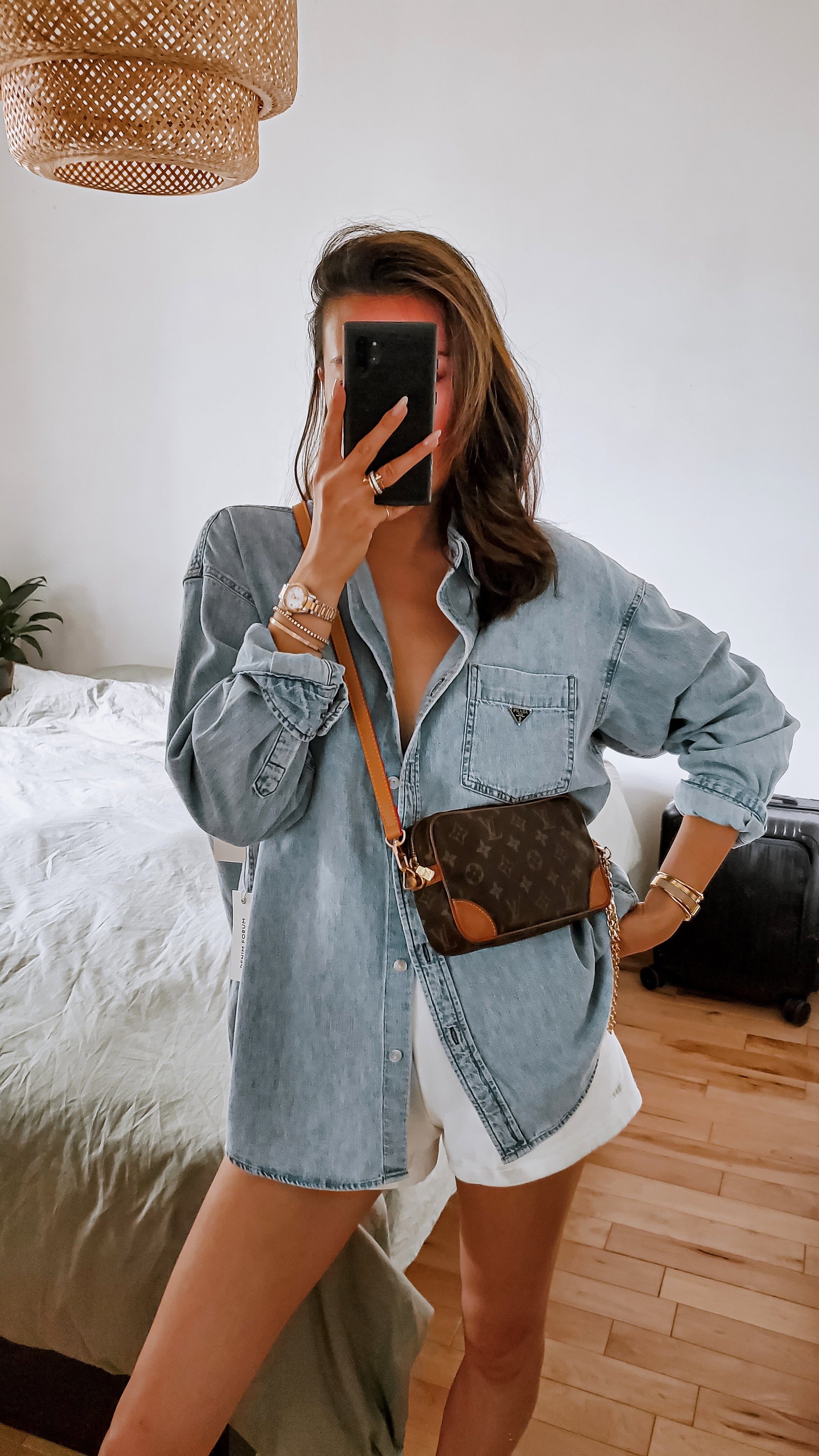 Authentic Vintage Louis Vuitton Upcycle Purse with Strap & Chain ...